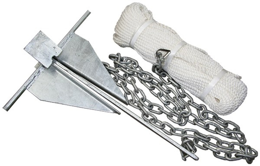 Anchor Kit 2.7kg with 50m Rope and 2m Chain - Anchor Kits & Accessories ...