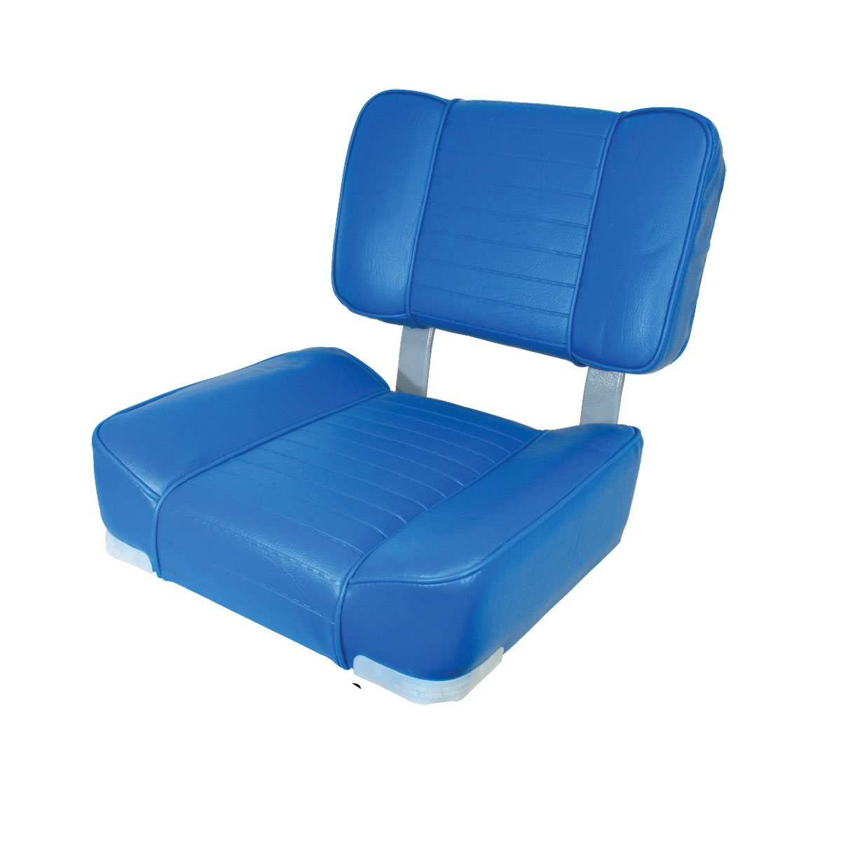 Buy BLA Deluxe Upholstered Boat Seat Grey Frame Blue Vinyl online at ...