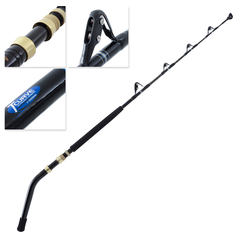 Buy Shimano TCurve Tiagra Stand-up Bent Butt Game Rod 5ft 4in 37kg 2pc ...