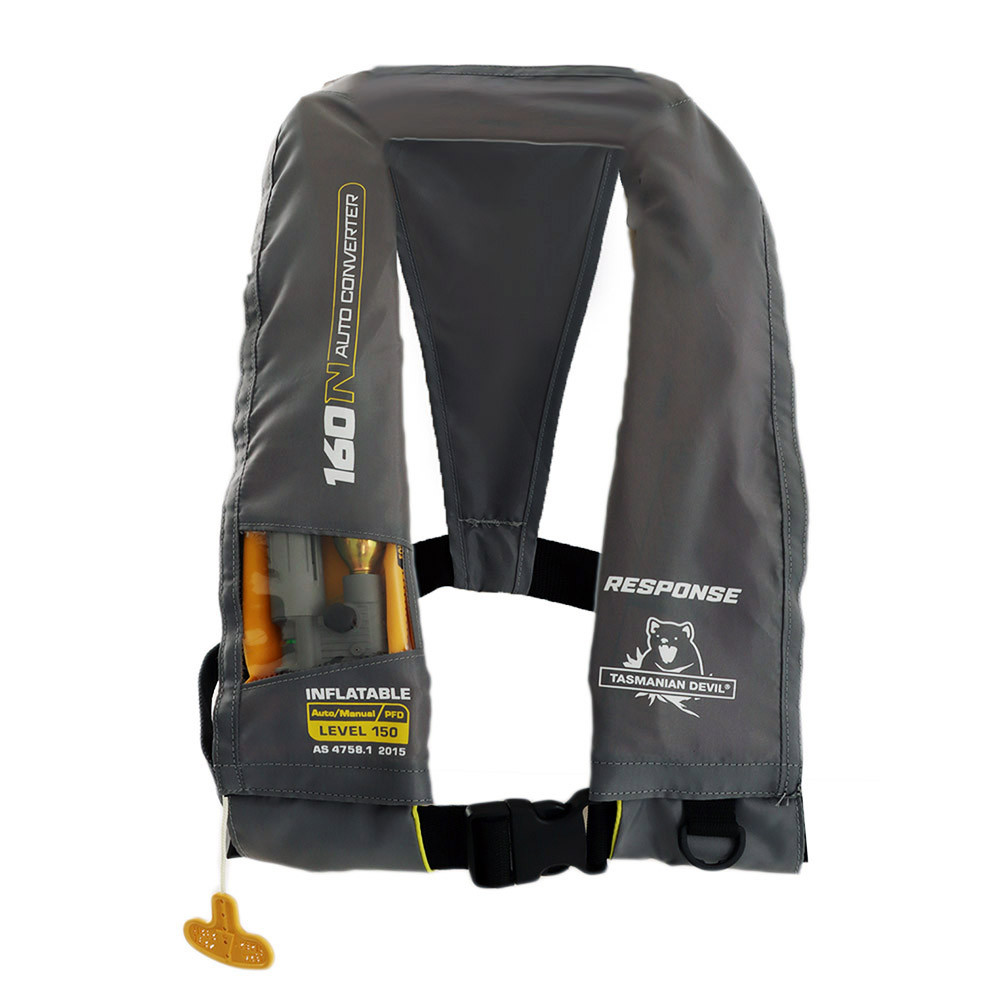 Buy RESPONSE Level 160N Manual/Auto Inflatable Life Jacket Grey online ...