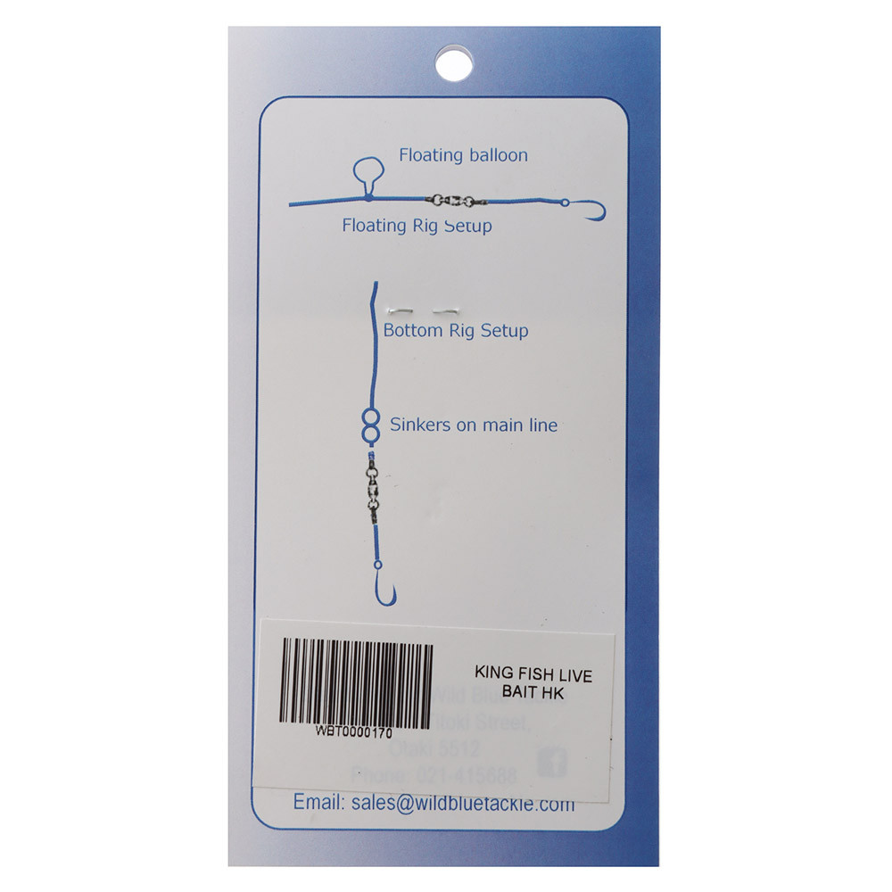 Buy Wild Blue Tackle Kingfish Live Bait Rig with Easy Bater Hook online ...