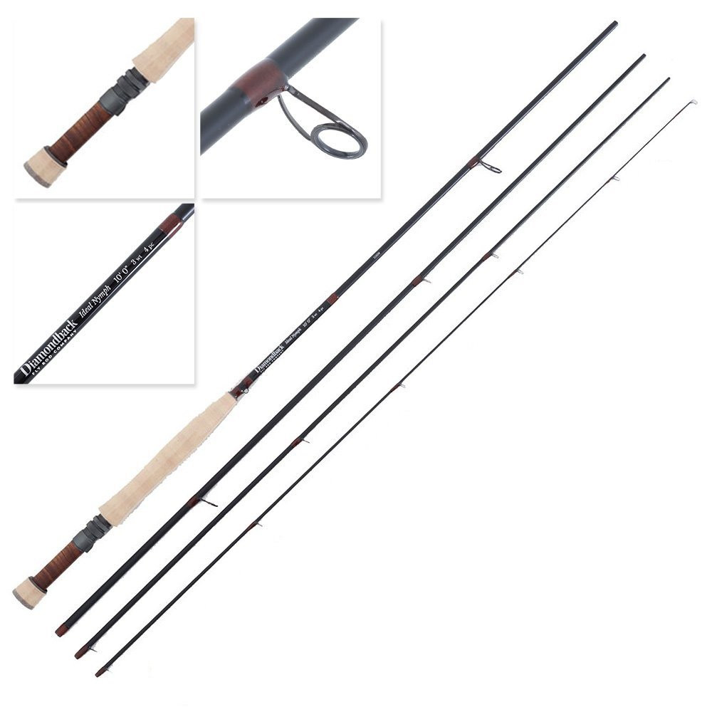 Buy Diamondback Ideal Nymph Fly Rod 10ft 3WT 4pc online at Marine-Deals ...