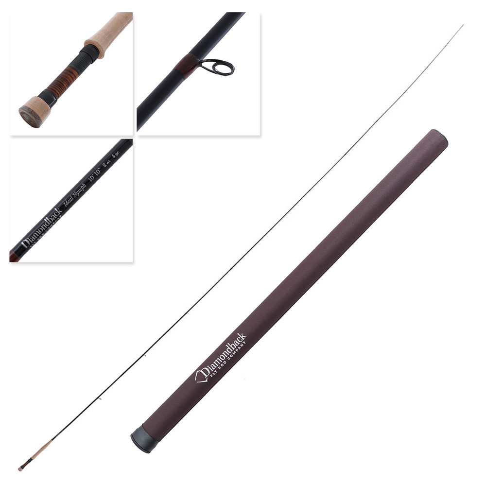 Buy Diamondback Ideal Nymph Fly Rod 10ft 10in 2WT 4pc online at Marine ...