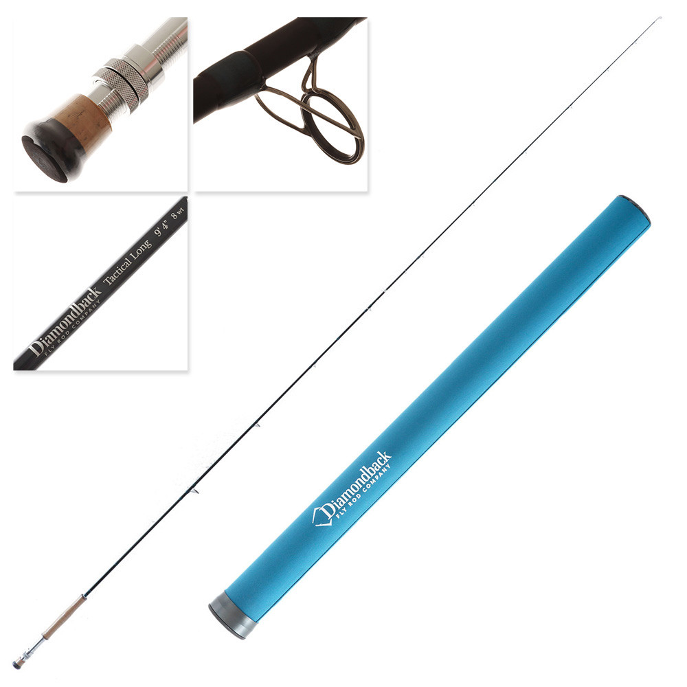 Buy Diamondback Tactical Long Fly Rod 9ft 4in 8WT 4pc online at Marine ...