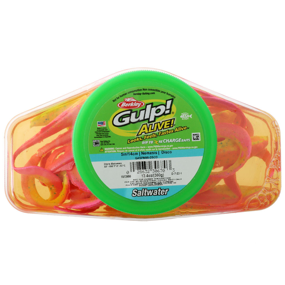 Buy Berkley Gulp Alive Saltwater Nemesis Soft Bait 13cm Disco online at ...