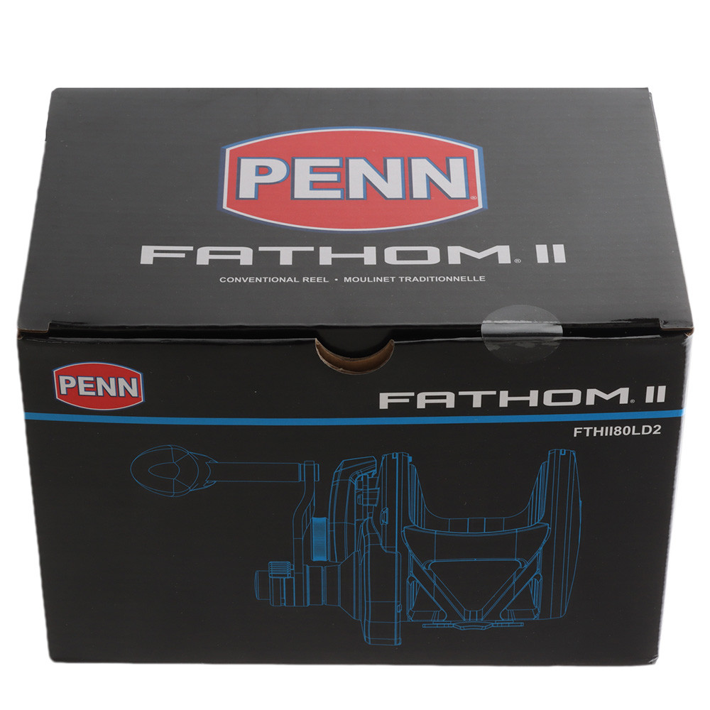 Buy PENN Fathom II 80 2-Speed Lever Drag Reel online at Marine-Deals.co.nz