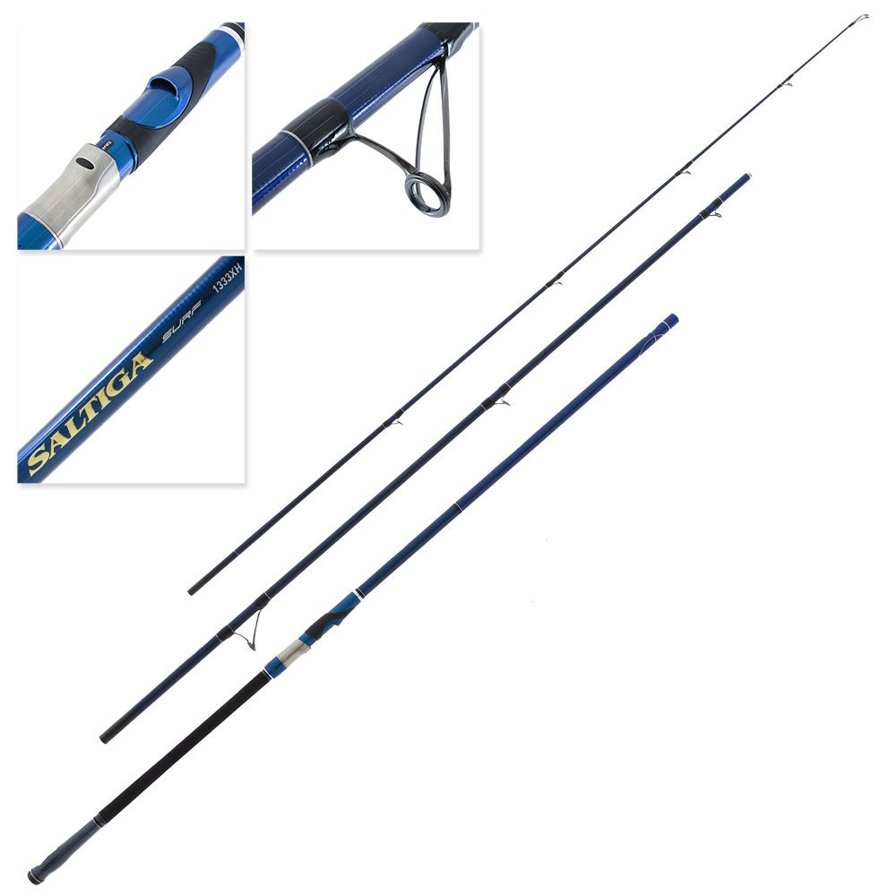 Buy Daiwa 21 Saltiga Surf 1333XH Surfcasting Rod 13ft 3in 12-24kg 3pc ...