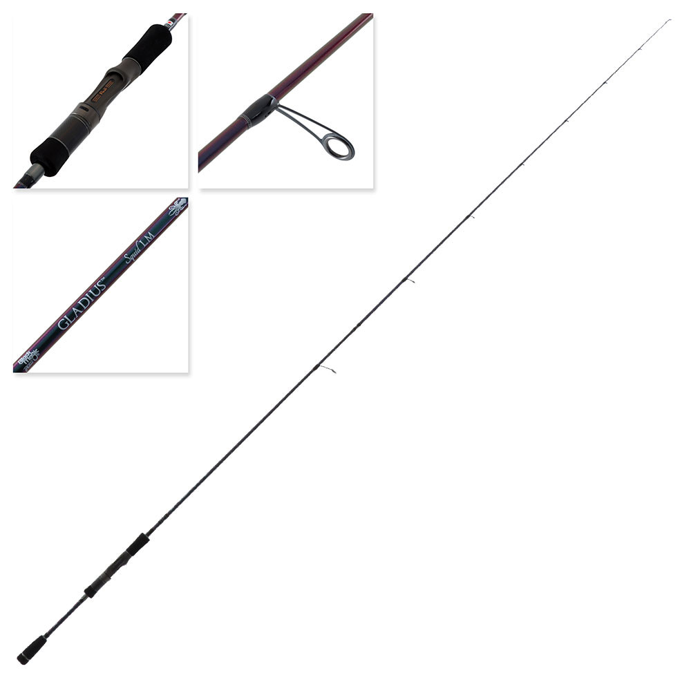 Black Magic GLADIUS Light Medium Squid Boat Rod 7ft 4in PE0.6-1.2 2pc ...