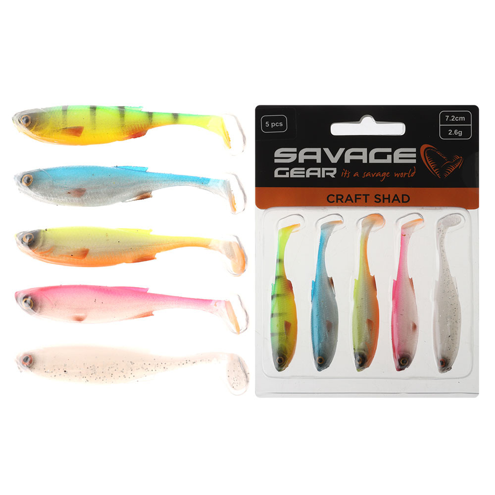 Buy Savage Gear Craft Shad 7.2cm Dark Water Mix online at Marine-Deals.co.nz