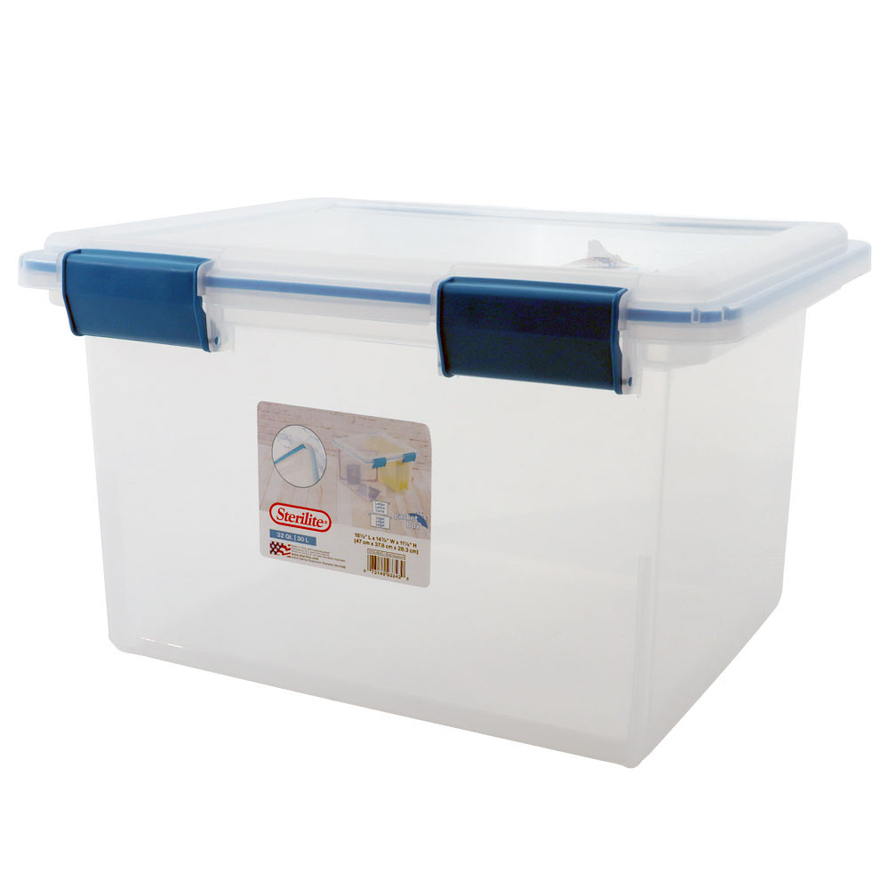 Buy Sterilite Gasket Storage Box 30L Clear online at Marine-Deals.co.nz