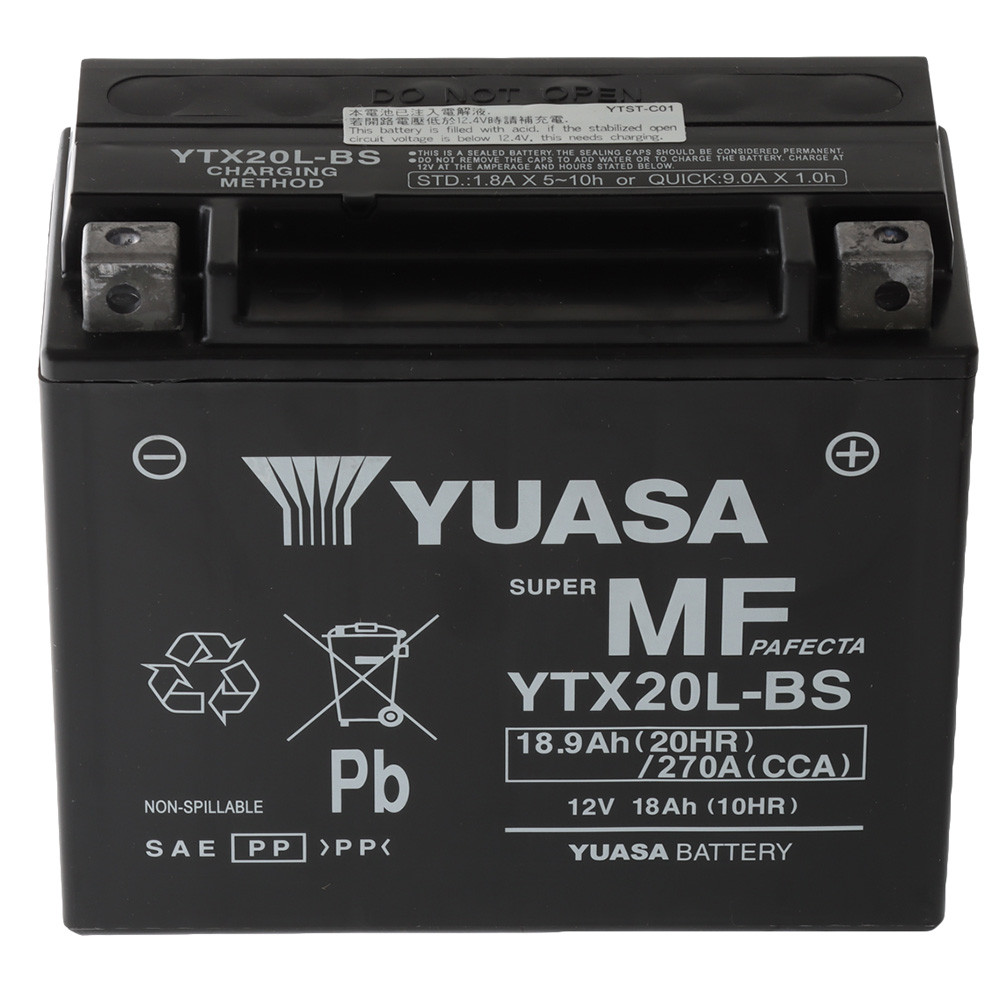 Buy Yuasa YTX20L-BS Sealed Lead Acid AGM Battery 12V 18Ah online at Marine-Deals.co.nz
