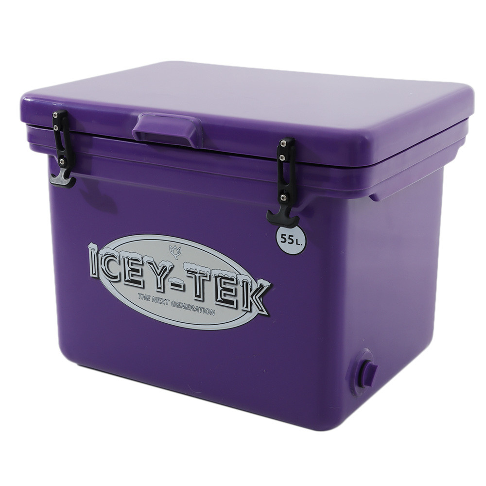 Icey-Tek Cube Chilly Bin 55L Purple - Chilly Bins & Coolers - Boating