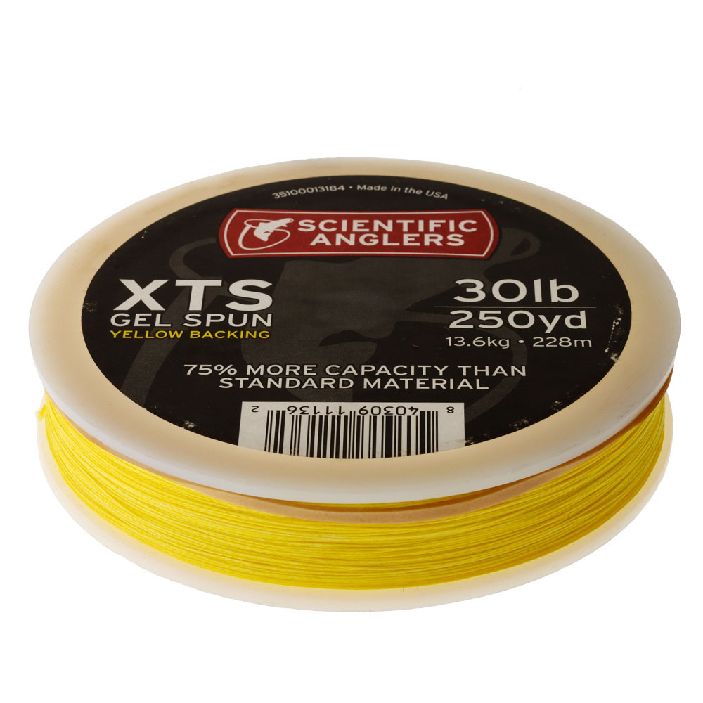 Buy Scientific Anglers XTS Gel Spun Fly Line Backing Yellow 30lb 250yd ...