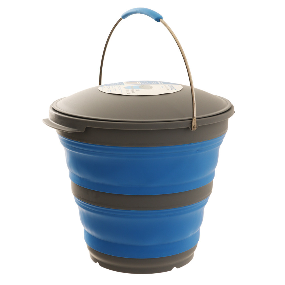 Buy Popup Collapsible Bucket with Lid 10L online at Marine-Deals.co.nz
