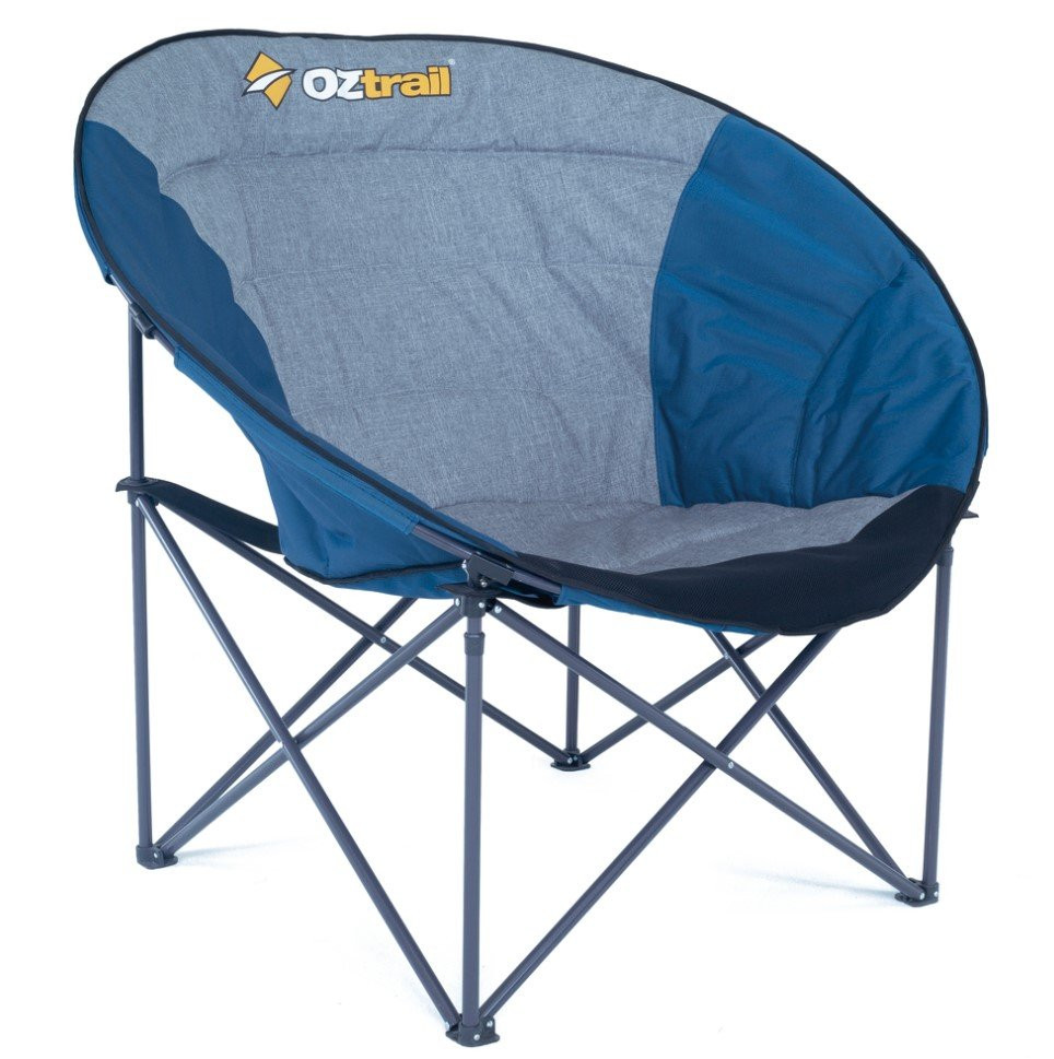 Buy OZtrail Monsta Moon Camping Chair Blue/Grey online at Marine-Deals ...
