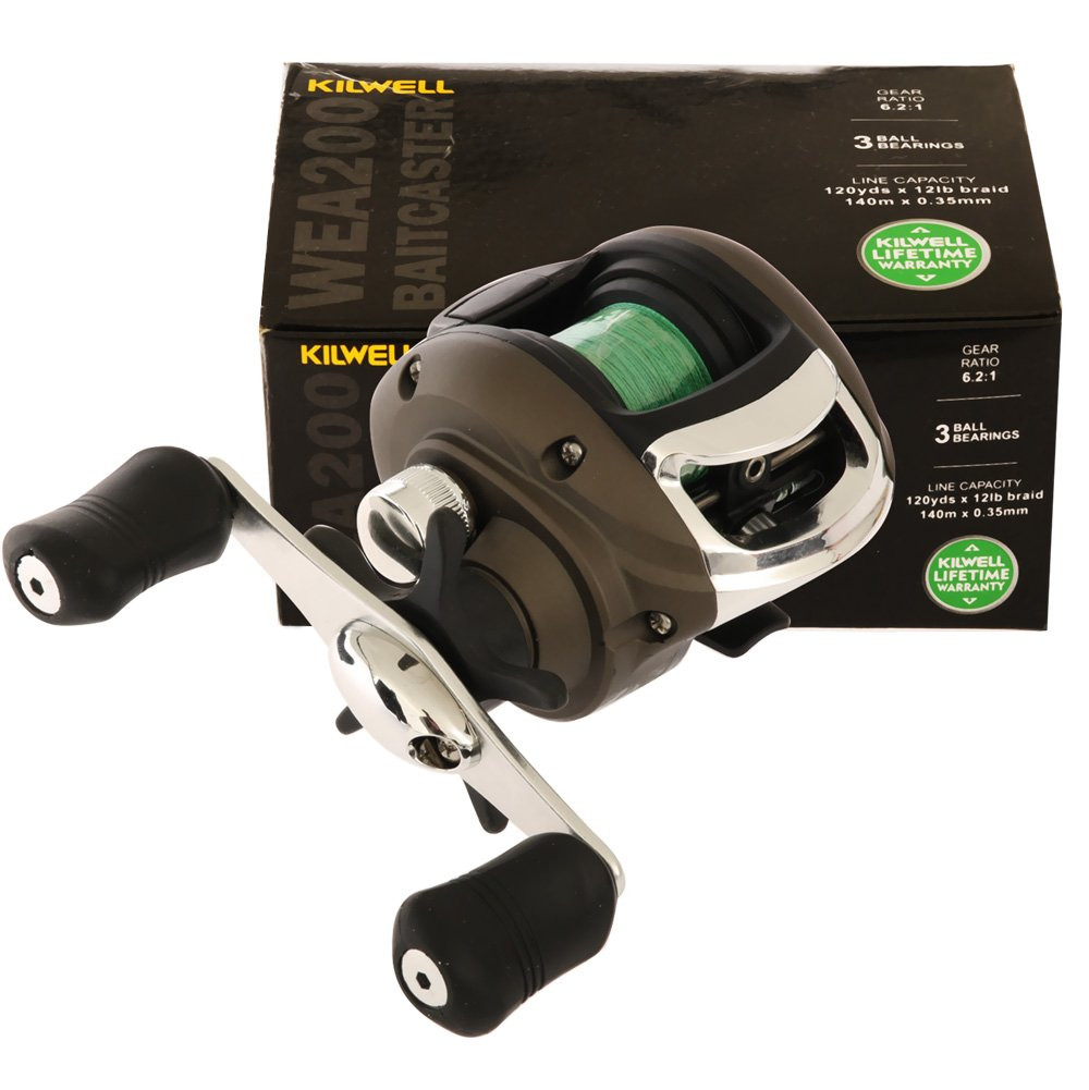 Kilwell 200 Baitcaster Abu Garcia Slow Jig Combo with Braid and Lures 7ft 4-6kg 2pc - Slow ...