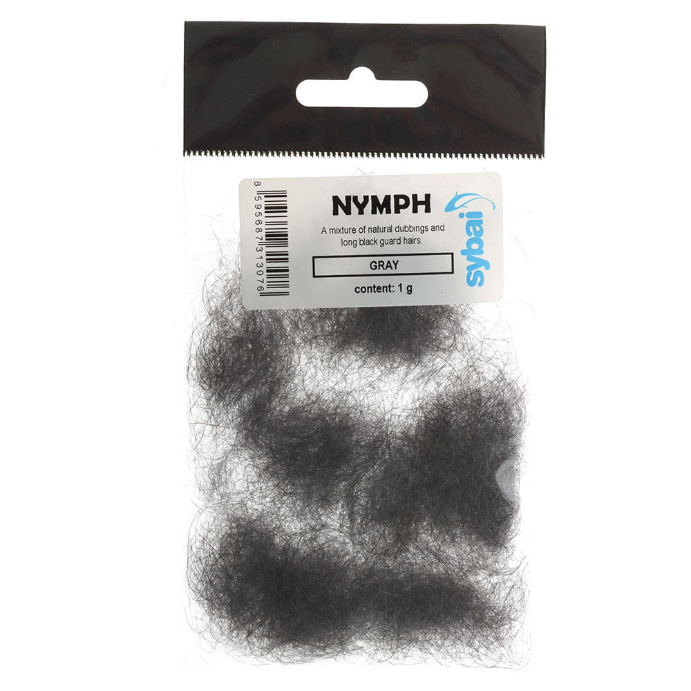 Buy Sybai Nymph Dubbing Grey online at Marine-Deals.co.nz