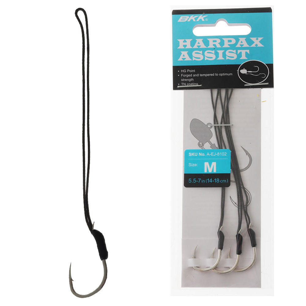 Buy BKK Harpax Assist Hook 3-Pack Medium online at Marine-Deals.co.nz