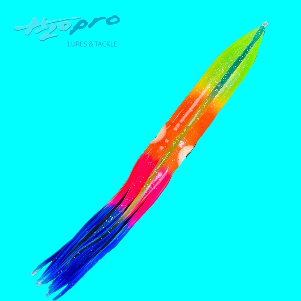 H2O Pro Bulb Squid Teaser 9in Green Lumo/Red Stripe - Teasers & Dredges ...