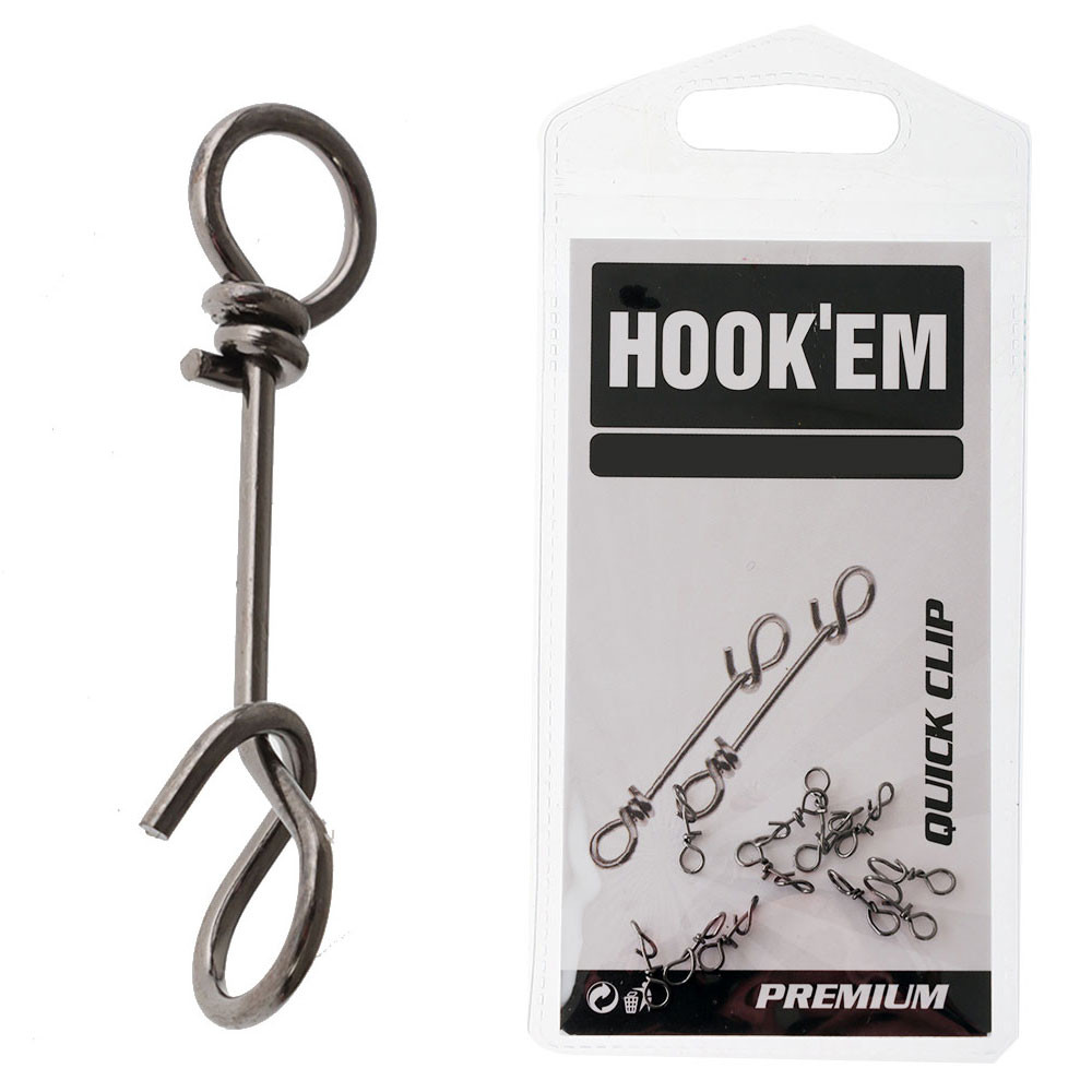 Buy Hook'em Premium Quick Snap Clips online at Marine-Deals.co.nz