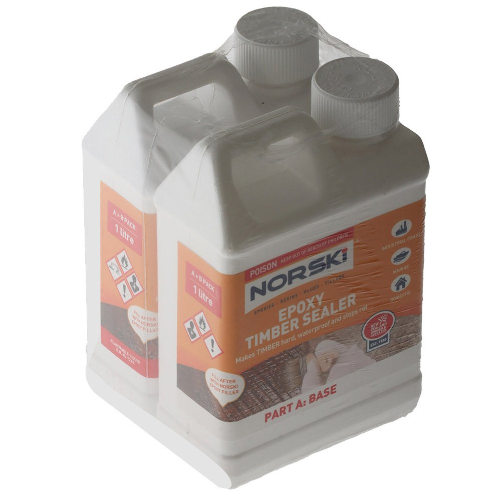 Buy Norski Epoxy Timber Sealer 1L online at Marine-Deals.co.nz