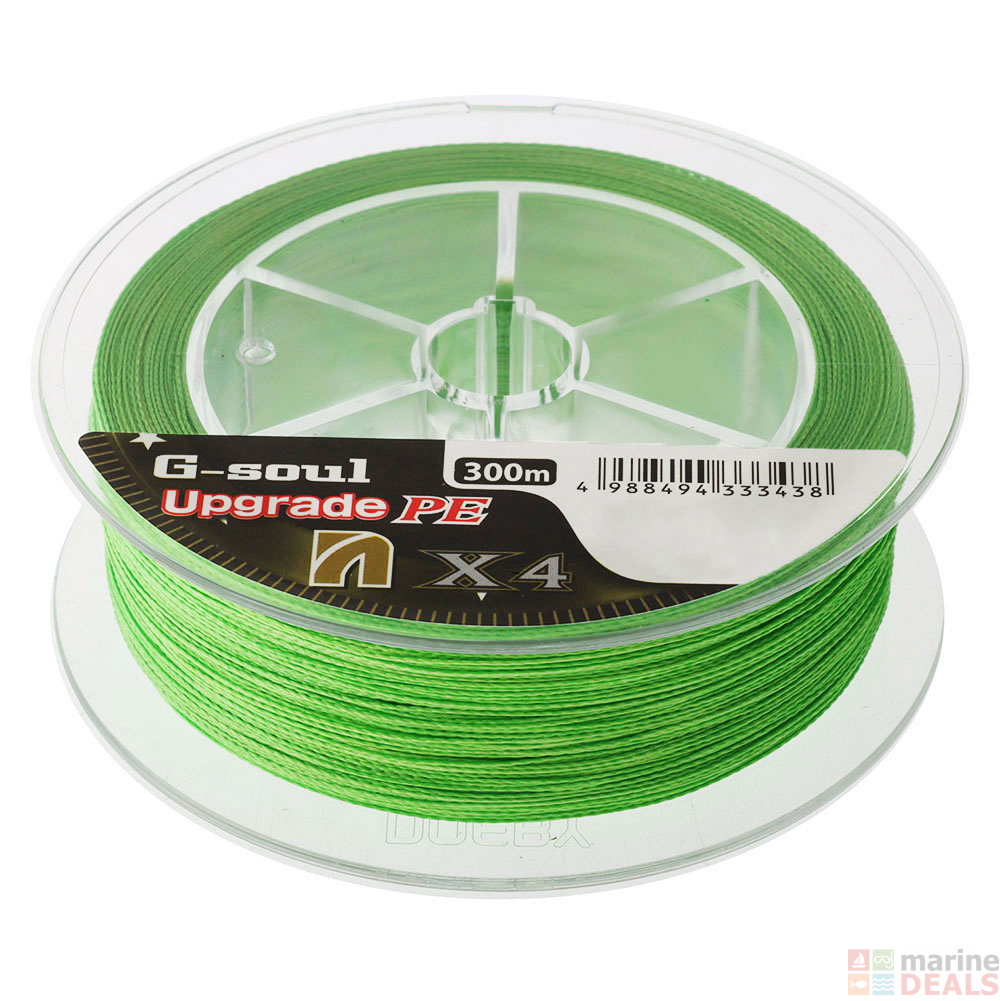 Buy NOEBY Leisure X4 PE Braid Green 300m online at Marine-Deals.co.nz