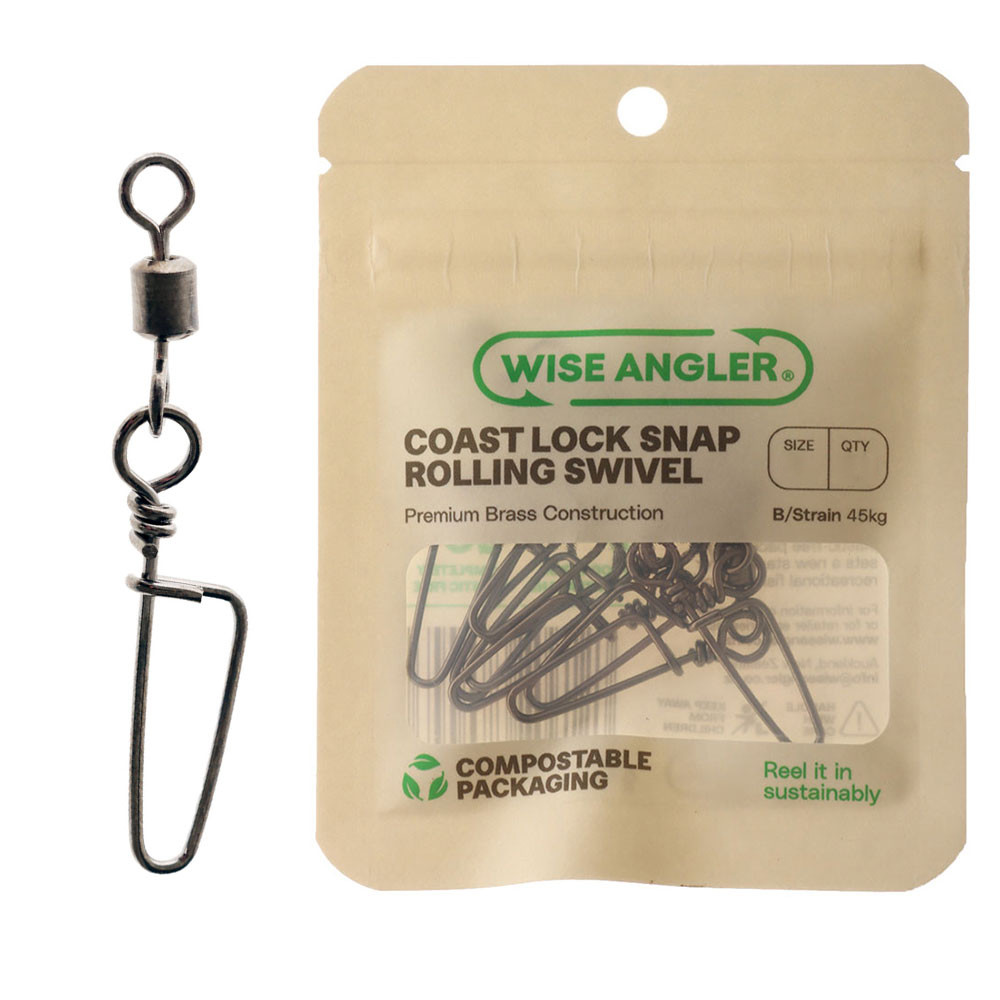 Buy Wise Angler Coast Lock Snap Rolling Swivels online at Marine-Deals ...
