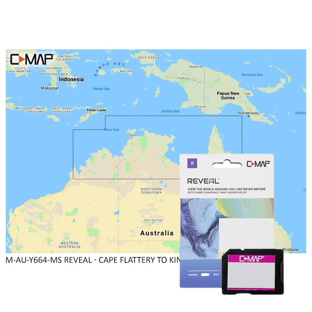 Buy C-MAP REVEAL M-AU-Y664 Chart Card Flattery to King Sound online at ...