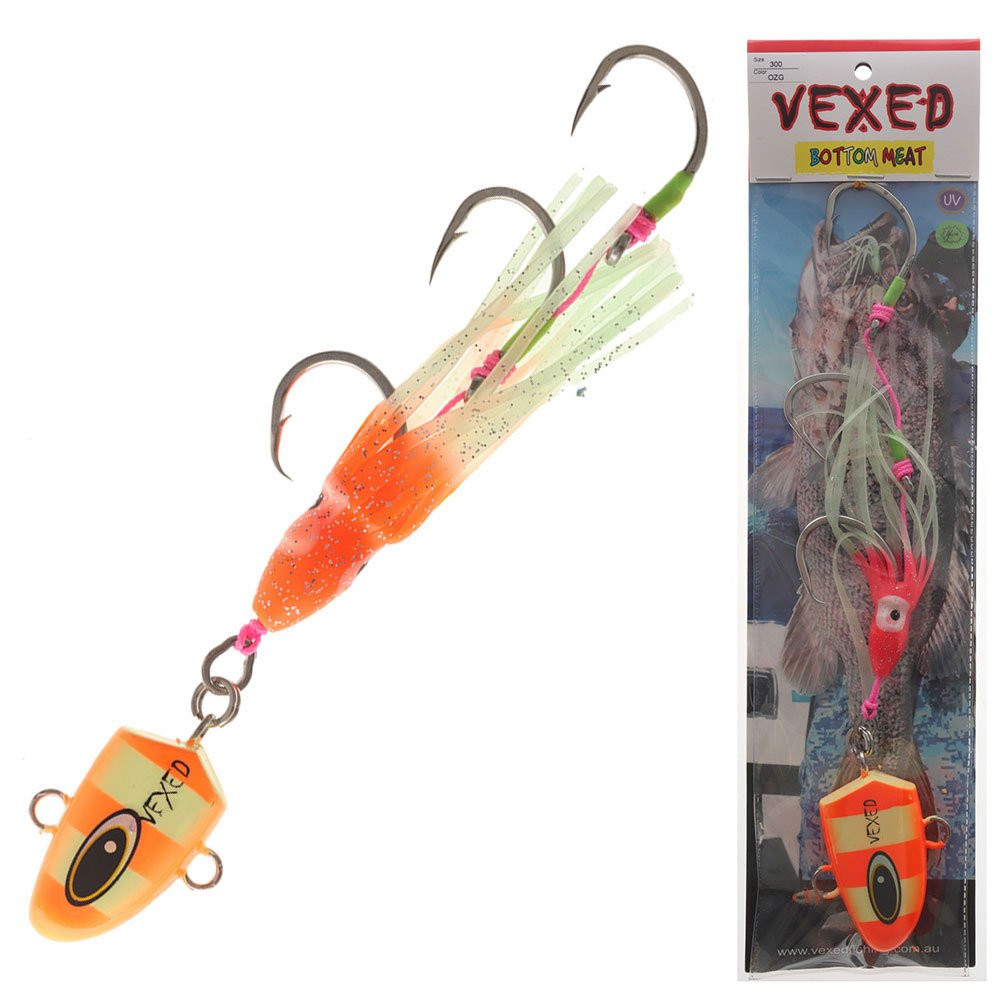 Buy Vexed Bottom Meat Hybrid Jig / Bait Rig 500g Orange Glow online at ...