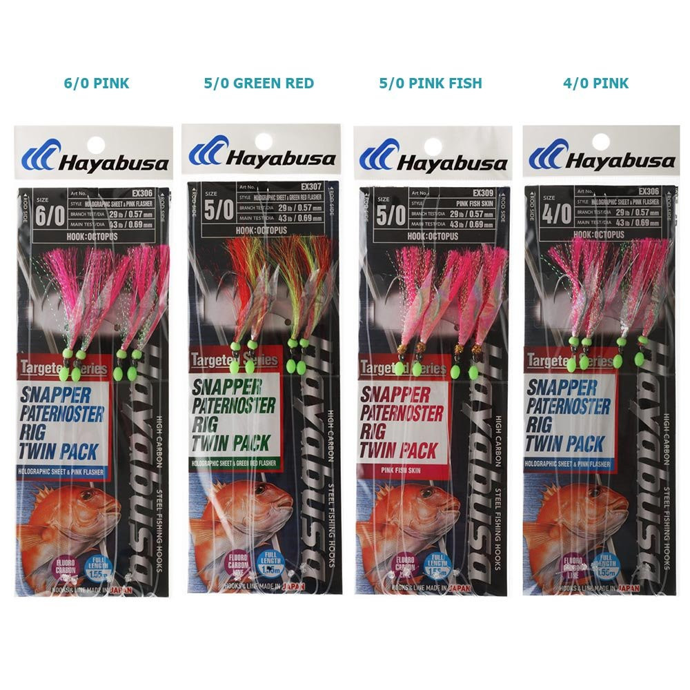 Buy Hayabusa Snapper Flasher Rig Twin Pack online at Marine-Deals.co.nz