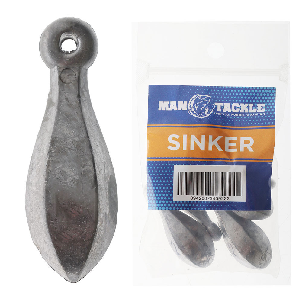 Buy ManTackle Tear Drop Reef Sinkers online at Marine-Deals.co.nz