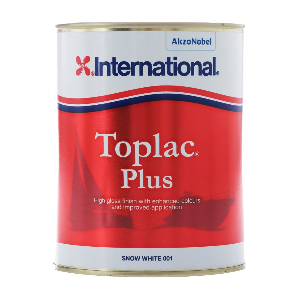 Buy International Toplac Plus Snow White 1L online at Marine-Deals.co.nz