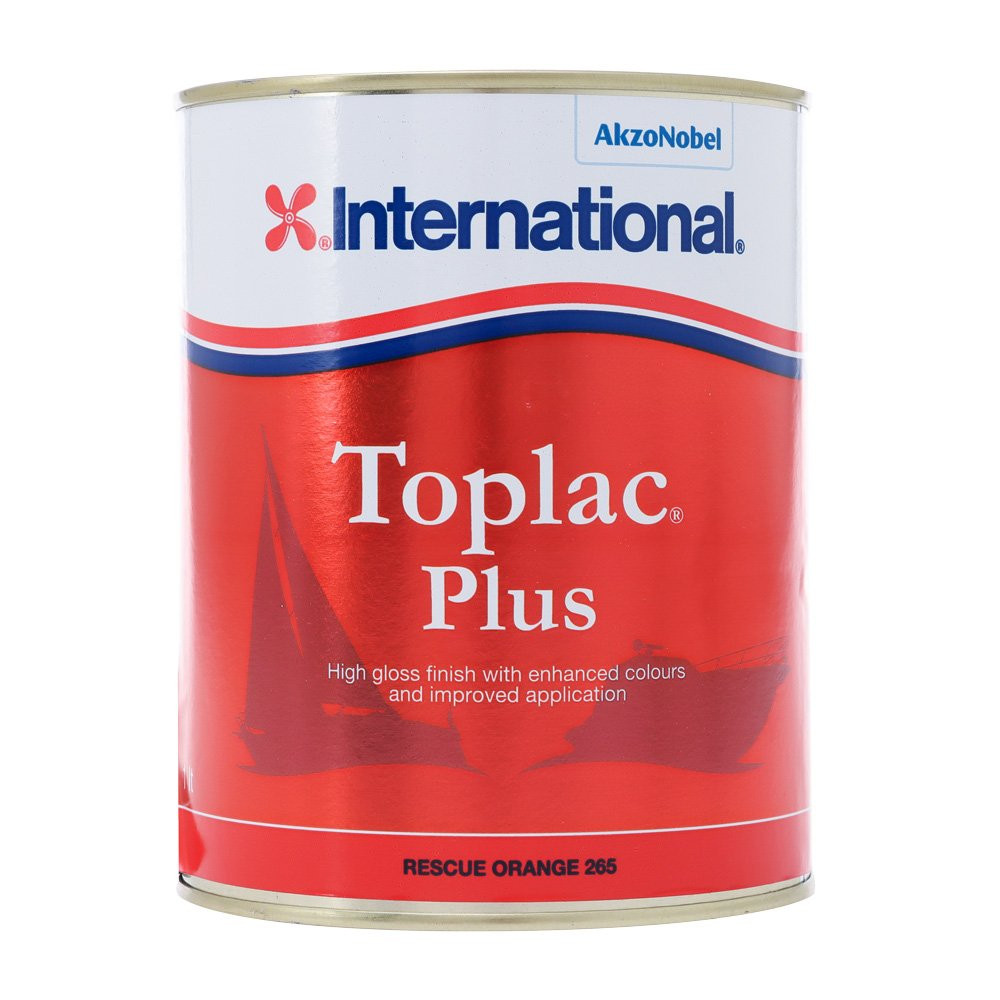 Buy International Toplac Plus Top Coat 1L Rescue Orange online at ...