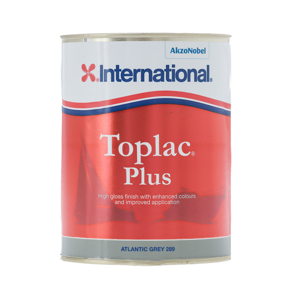 International Toplac Plus Top Coat 1L Atlantic Grey - Paint - Boating