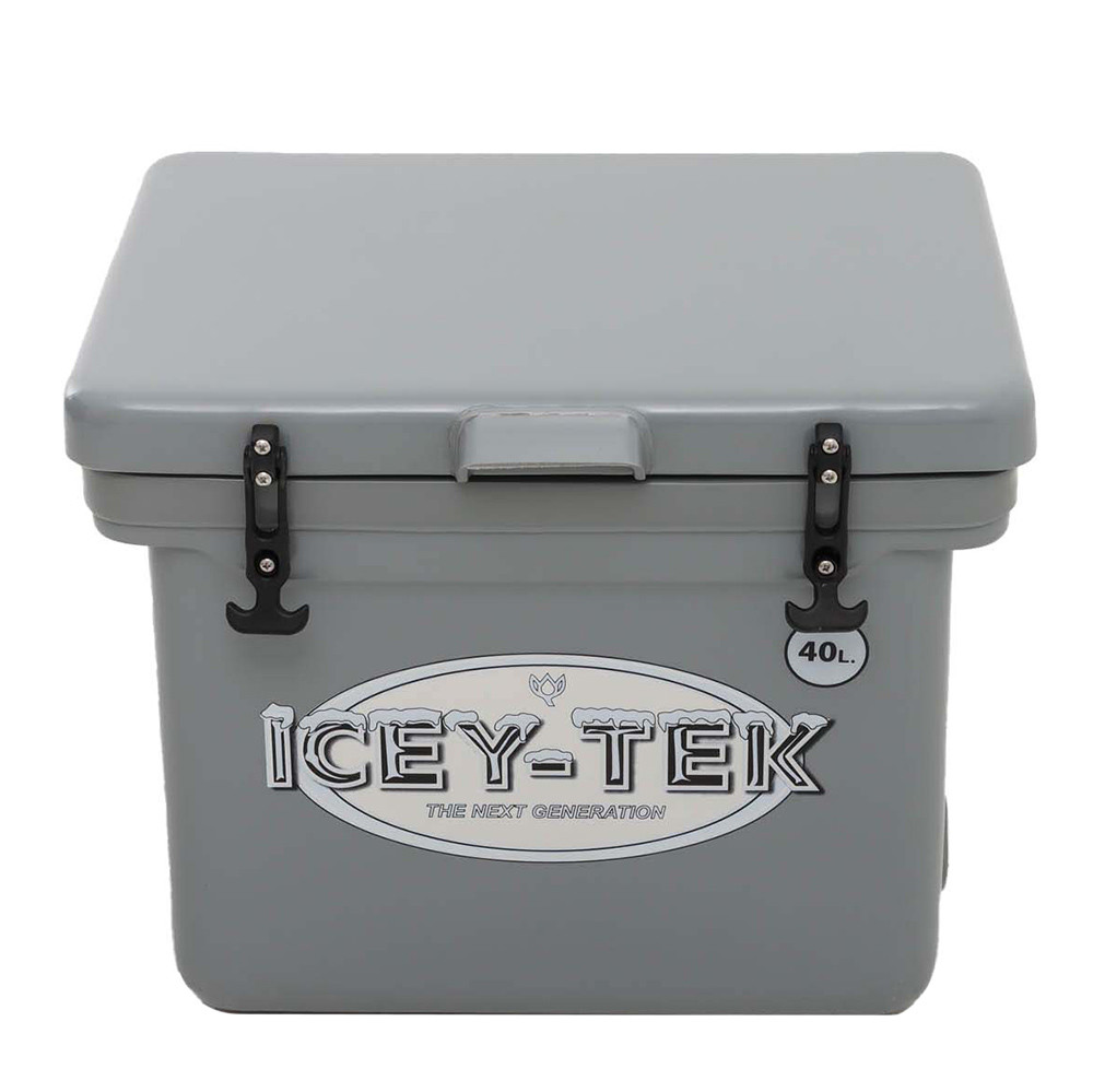 Icey-Tek Cube Chilly Bin Cooler 40L Light Grey - Chilly Bins & Coolers ...