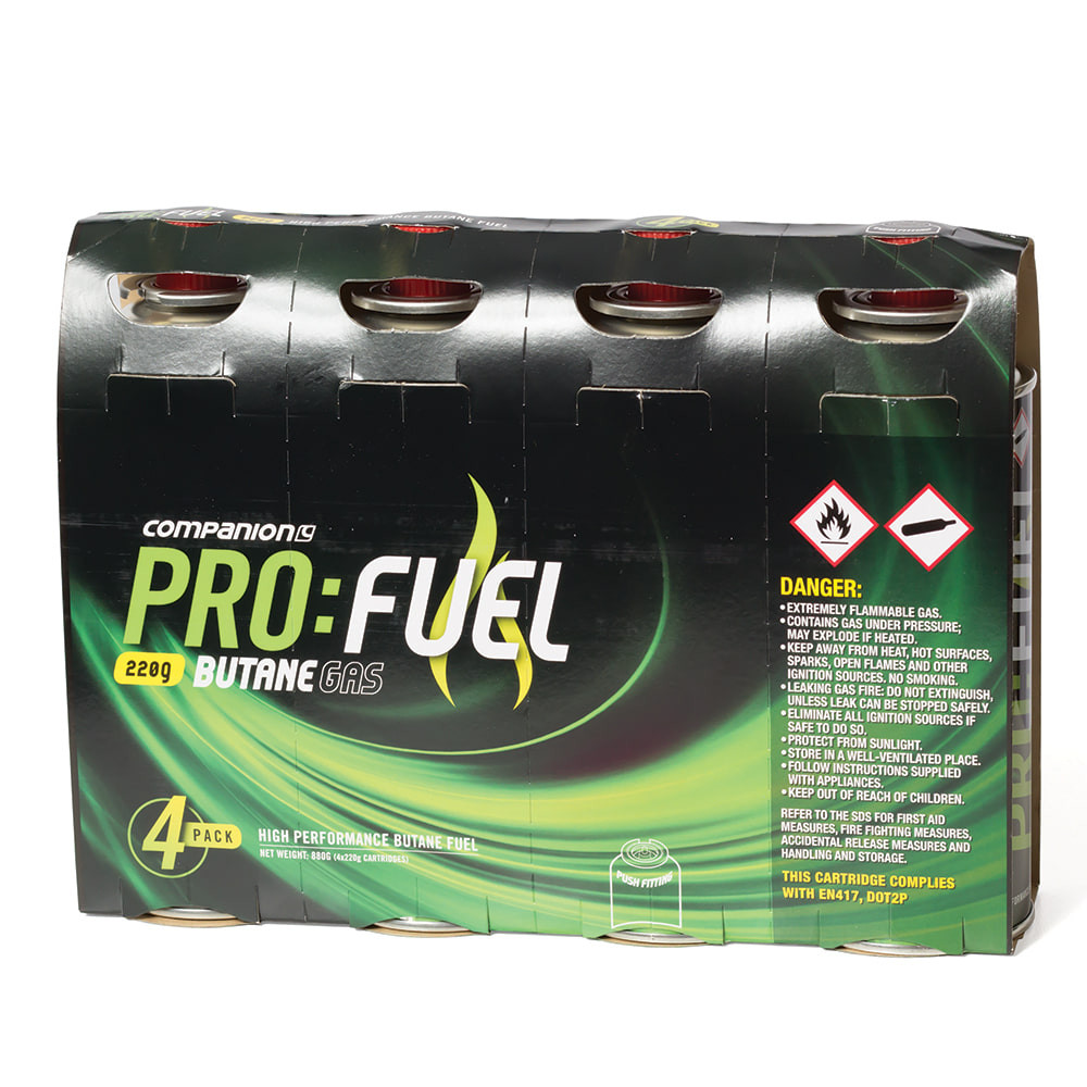 Buy Companion Pro Fuel Butane Canister 220g Qty 4 online at Marine ...