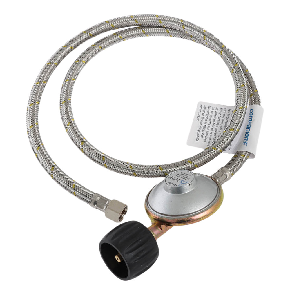 Companion Braided Gas Hose 1200mm LCC27 Reg 3/8 SAE - Parts ...