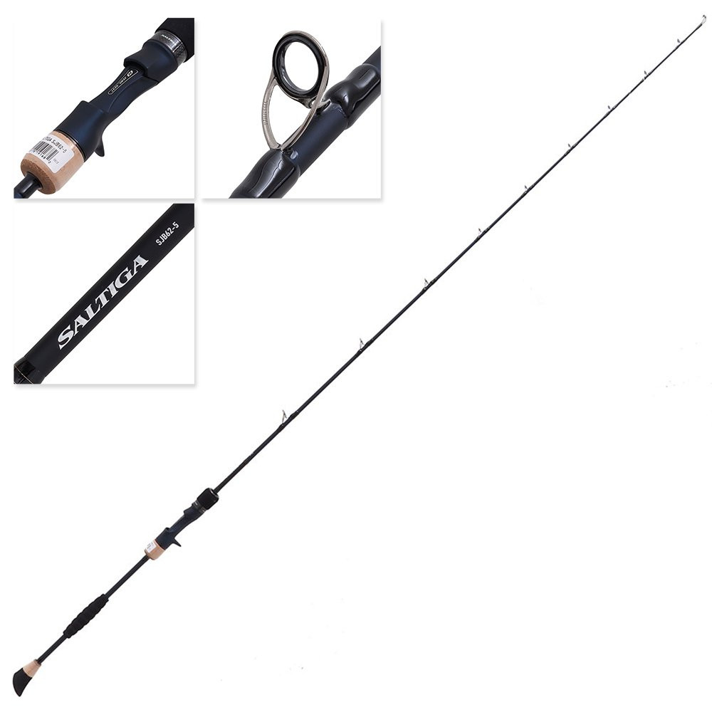 Daiwa Saltiga SJB Slow Pitch Medium Overhead Jig Rod 6ft 2in PE5 1pc ...