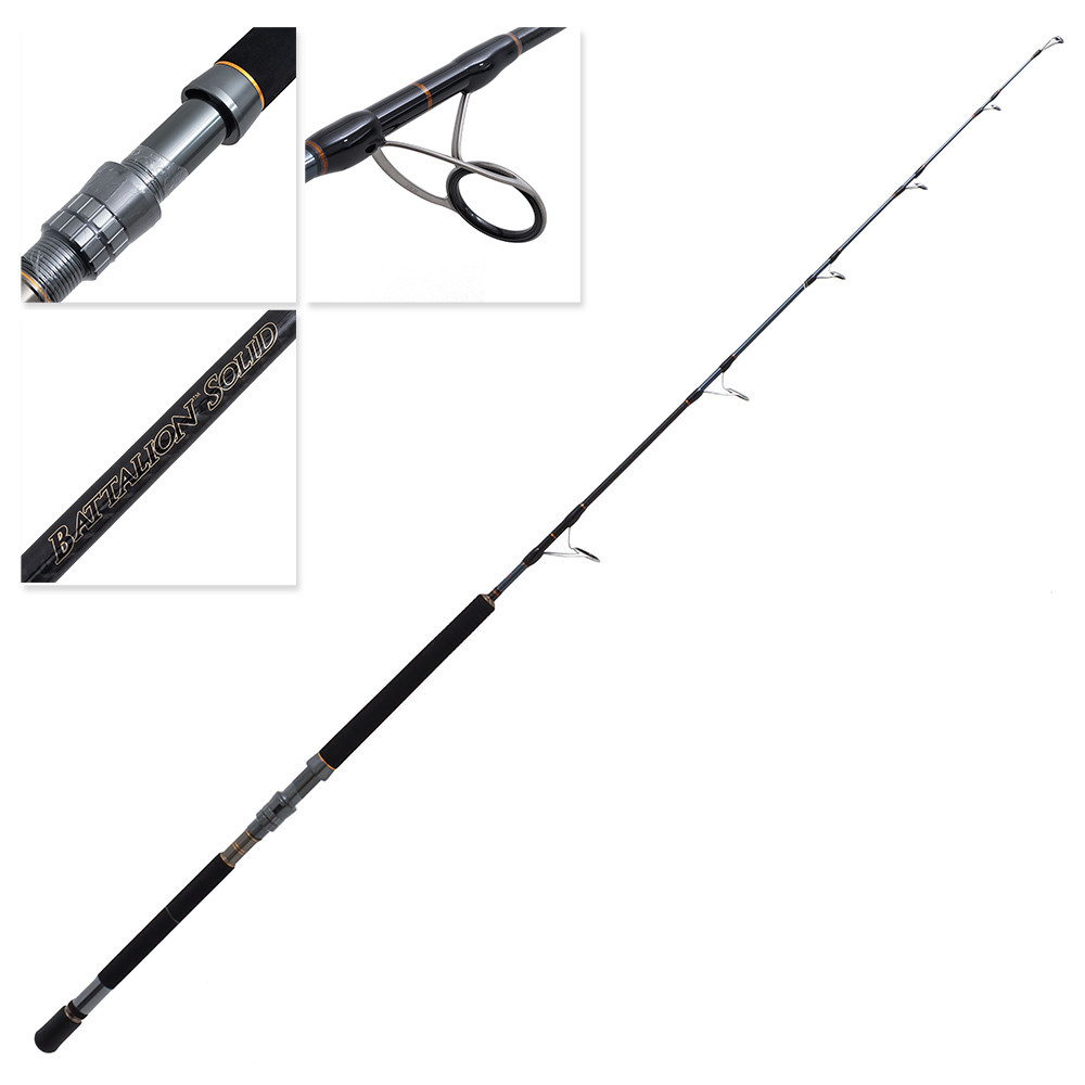 PENN Battalion Solid Extract Spin Jig Rod 6ft PE 6-10 1pc - PENN Rods ...