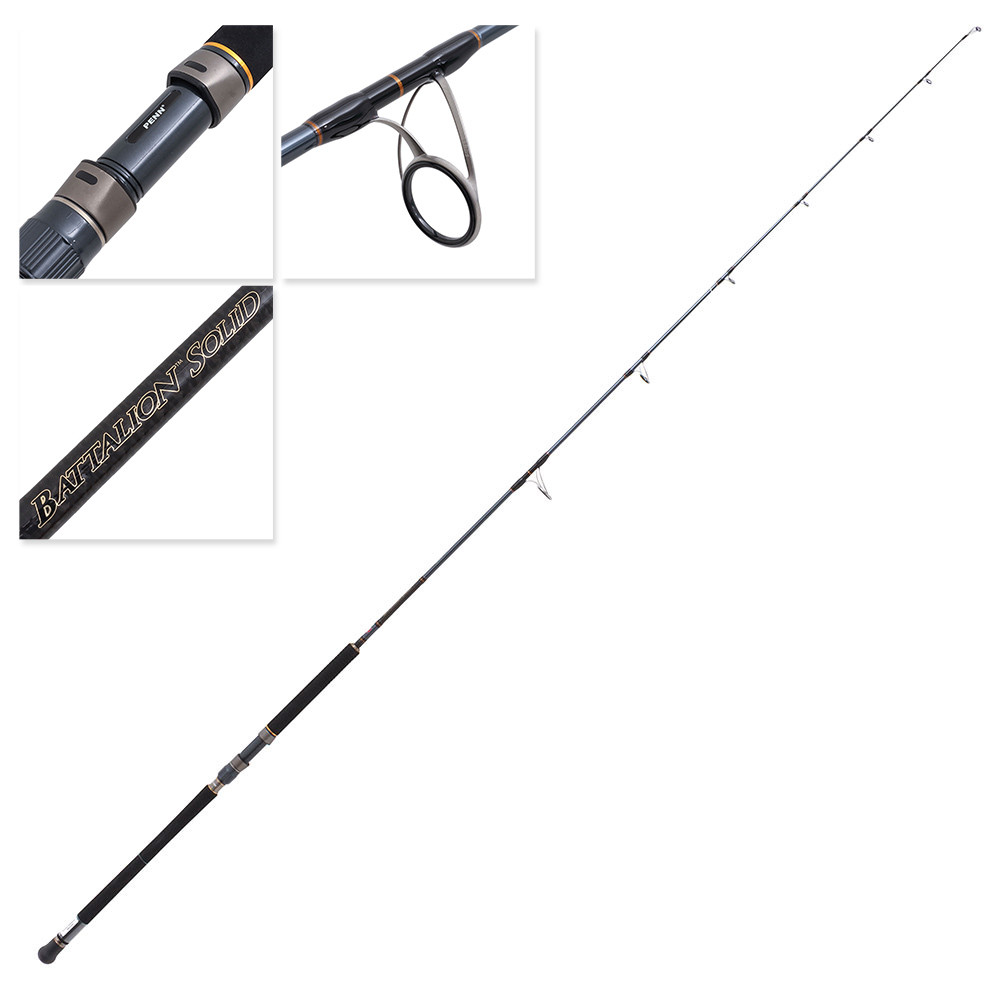 PENN Battalion Solid Offshore Spin Boat Rod 8ft PE 5-6 2pc - PENN Rods ...