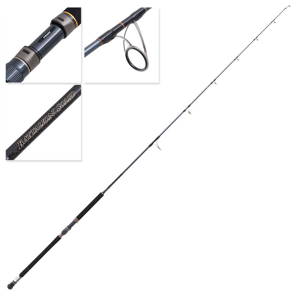 PENN Battalion Solid Offshore Spin Boat Rod 8ft PE 8 2pc - PENN Rods ...