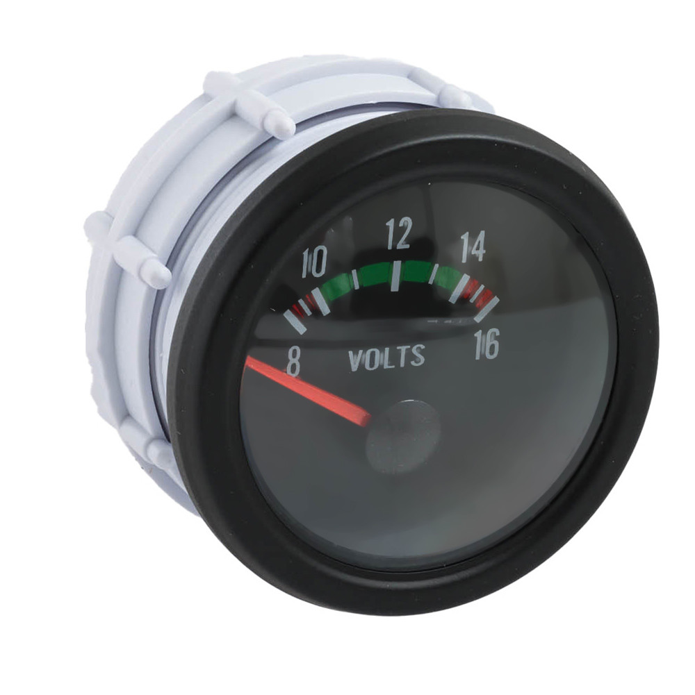 VA Series Voltmeter Gauge 52mm Black - Voltmeters - Boat Instruments ...