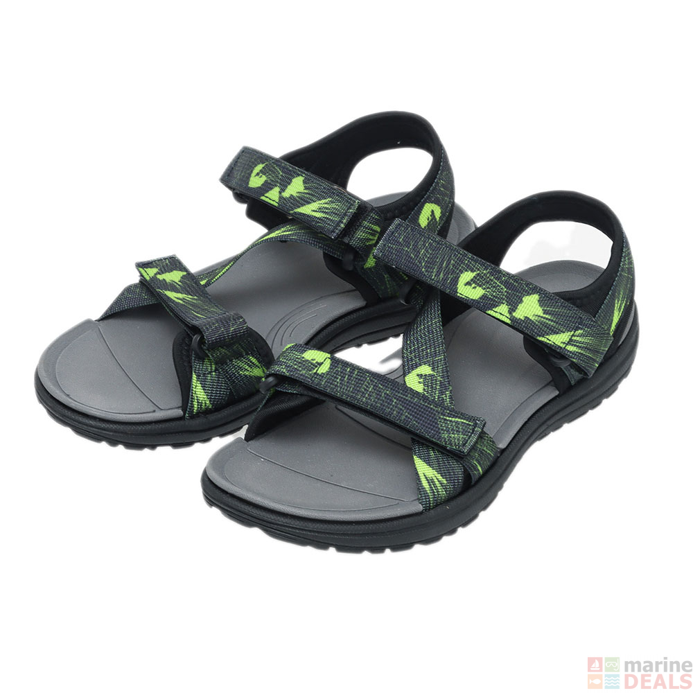 Northside Bayview Kids Open Toe Sport Sandals Black/Volt - Jandals ...