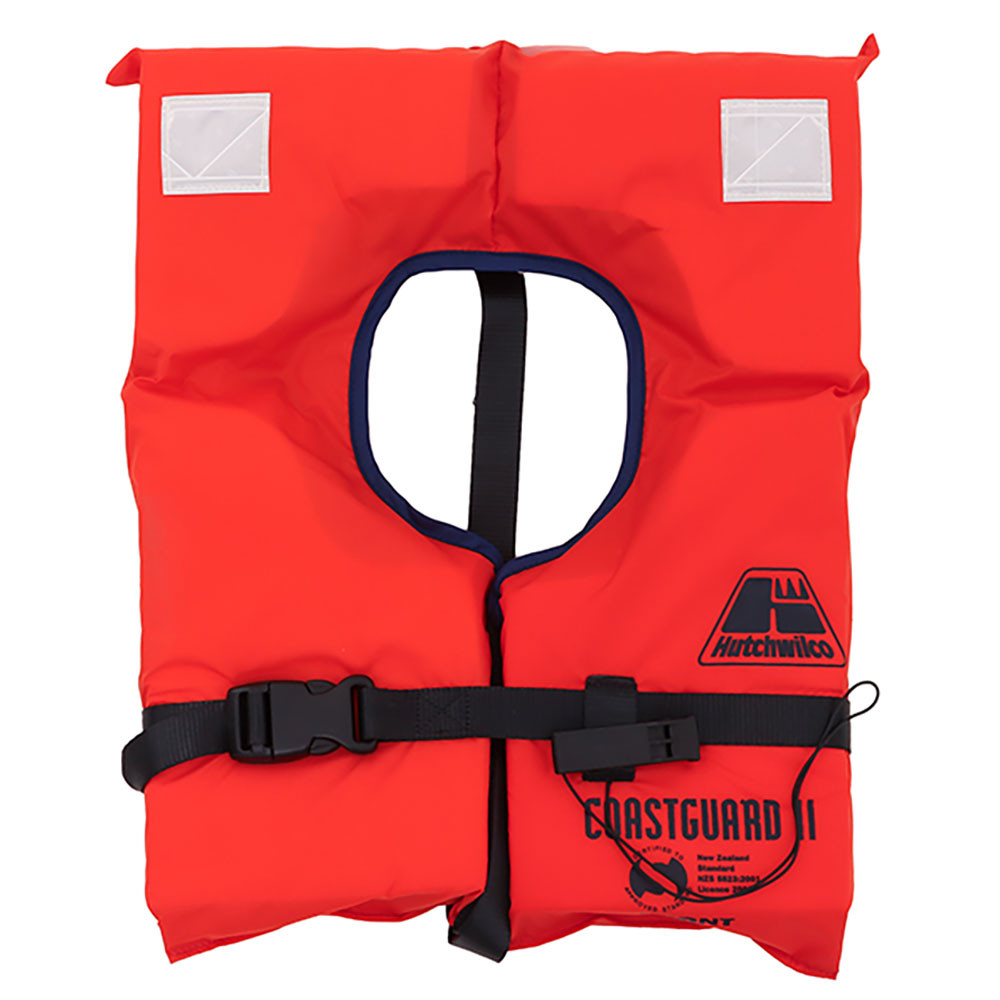 Hutchwilco Coastguard II Kids Life Jacket with Whistle 12-25kg Warm Red ...