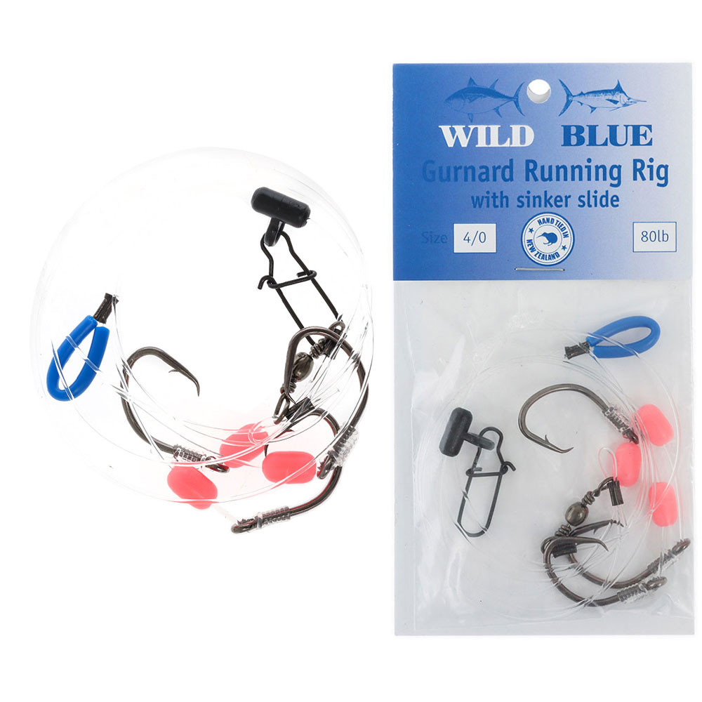 Wild Blue Tackle Gurnard Running Rig - Surfcasting Rigs - Flashers ...