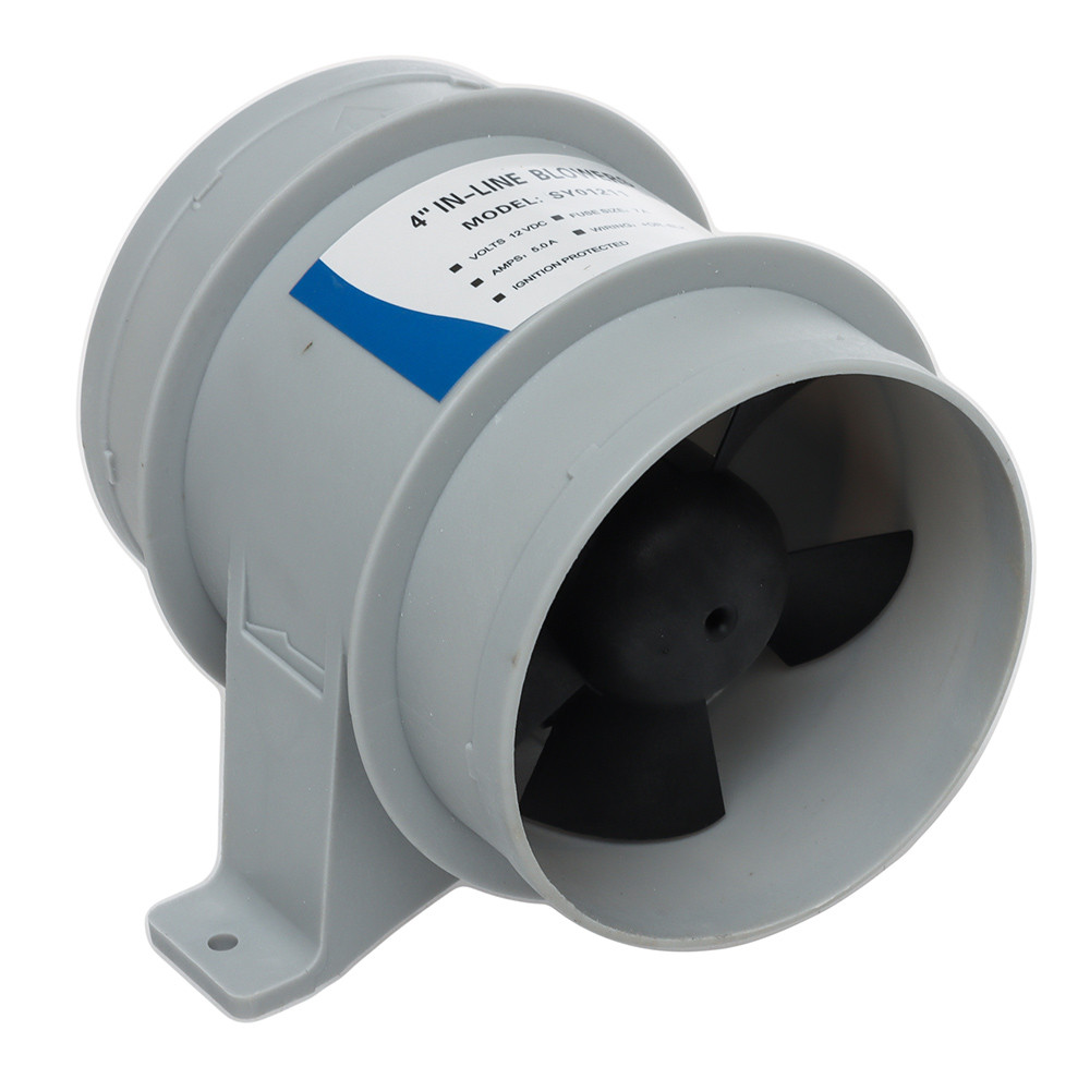 In-Line Bilge Blower 115mm 235CFM 12V/24V - Bilge Blowers - Boat ...