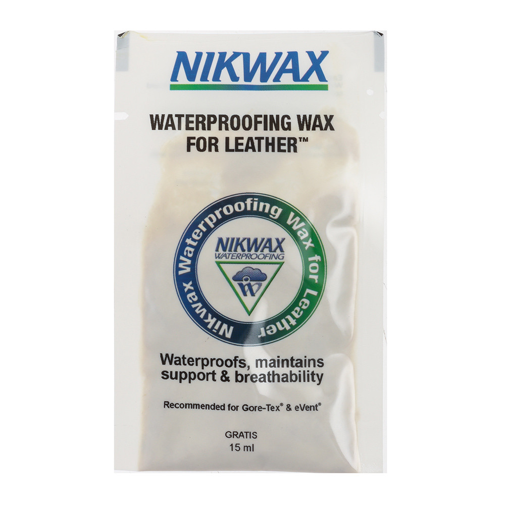 Nikwax Waterproofing Wax for Leather 15ml Sachet - Accessories & Care ...