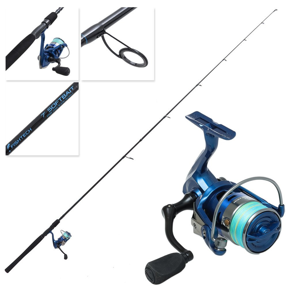 Fishtech 3000 Softbait Combo with Braid 7ft 6-8kg 2pc - Soft Bait Rod ...