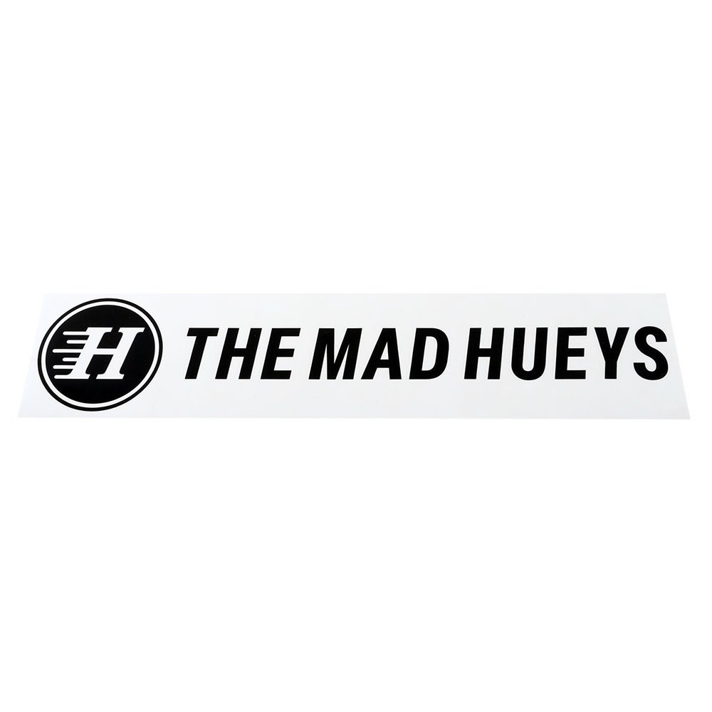 The Mad Hueys Premium Vinyl Boat Sticker Black - Stickers - Boating