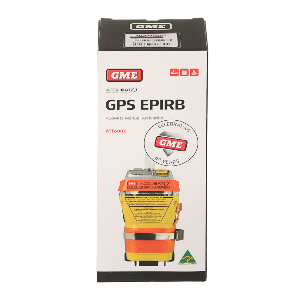 Buy GME MT600G EPIRB with GPS and Strobe Light online at Marine-Deals.co.nz